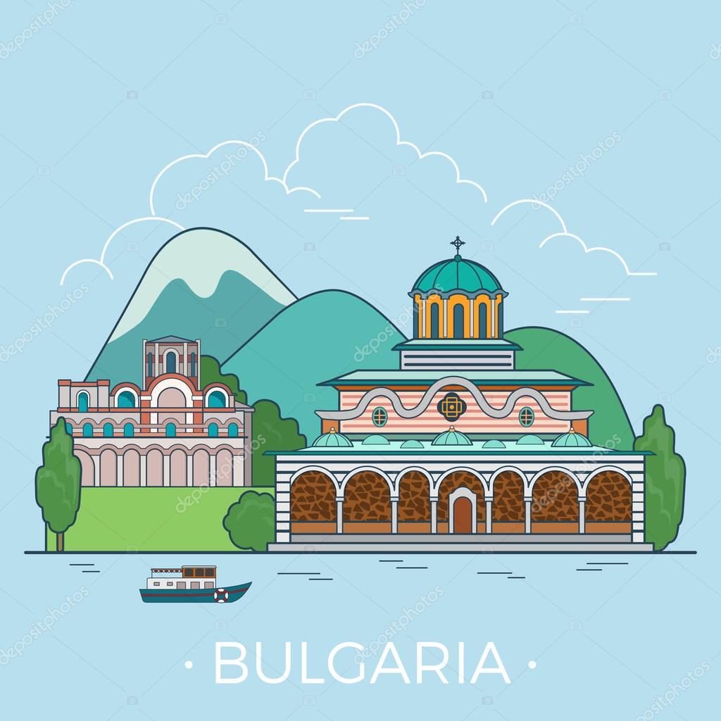 Bulgaria country design template — Stock Vector © Sentavio #150728188