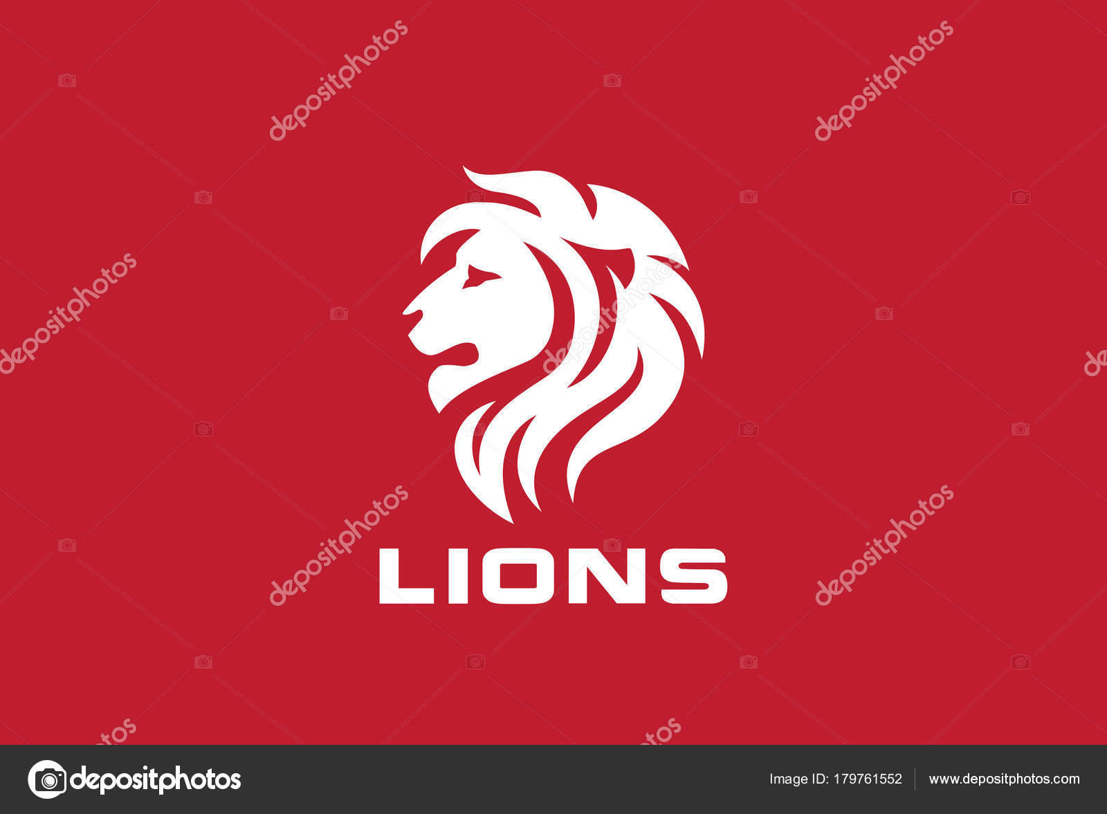 Red Lion Logo Design
