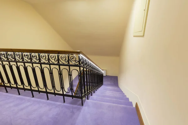 Apartment building stairs design Stock Photo by ©rilueda 136823266