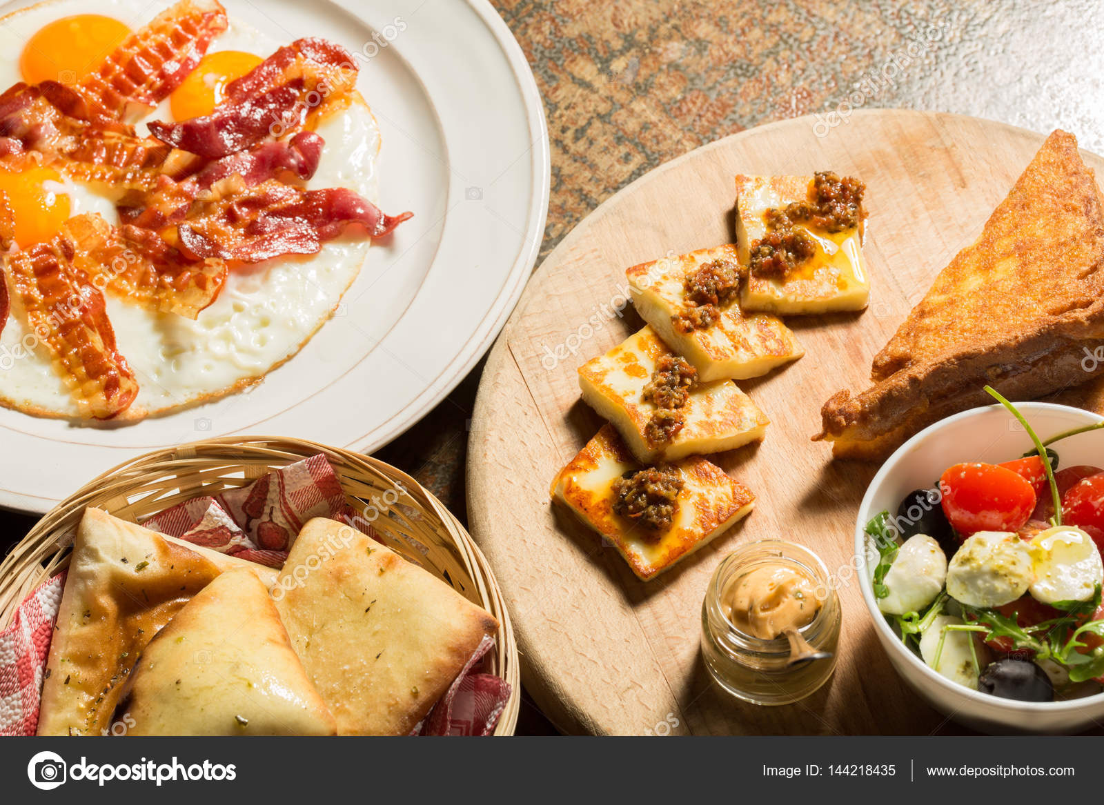 The mediterranean cuisine buffet Stock Photo by ©rilueda 144218435