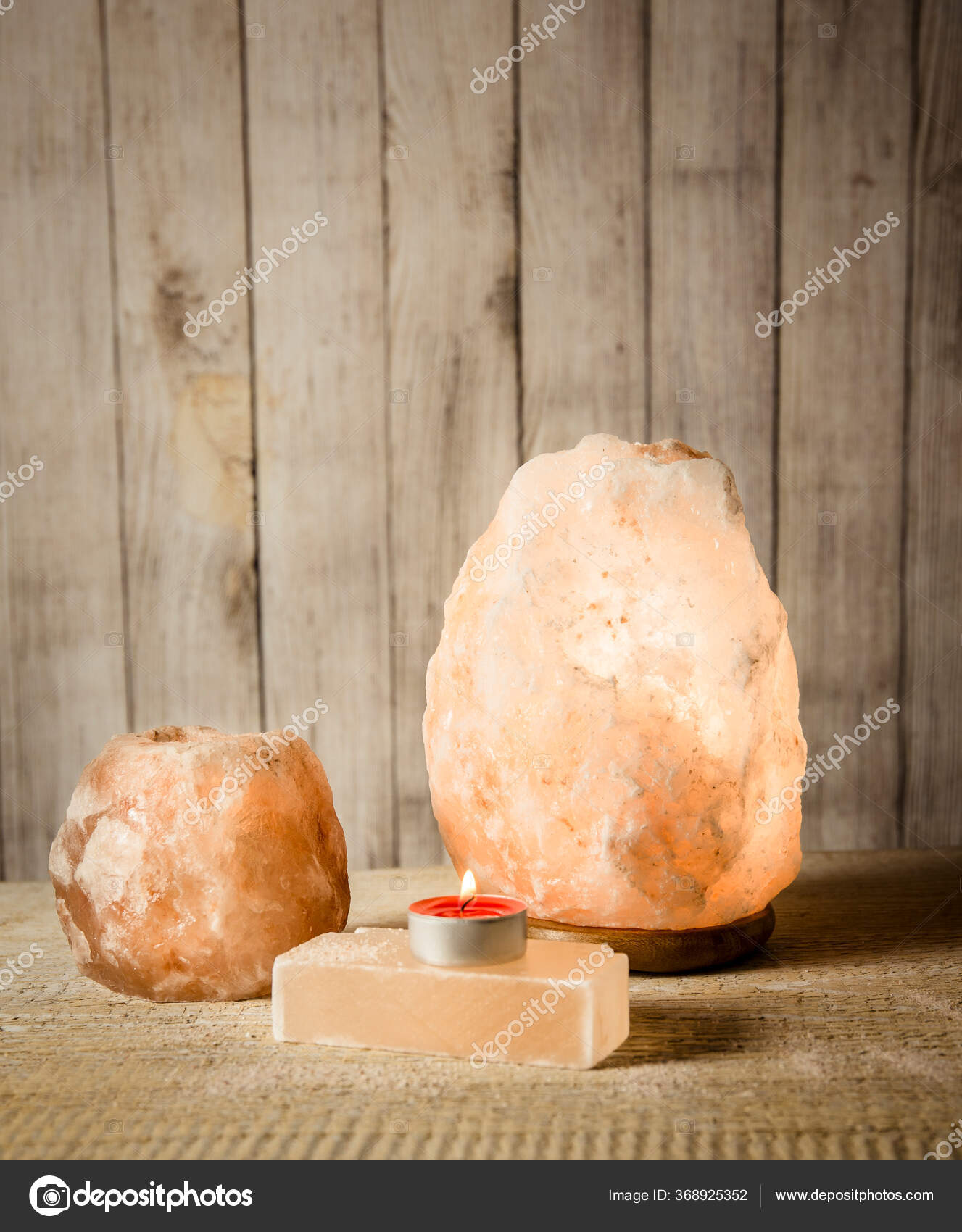 Himalayan Salt Soap Bar Pink Rock Salt Lamp Illuminated Salt — Stock ...