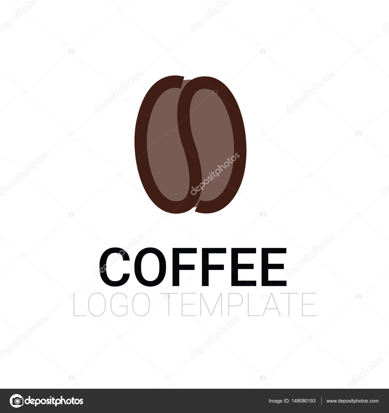 Coffee bean design Stock Vector by ©AnnaSuchkova 148080193