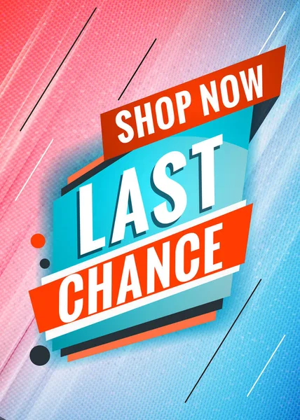 Last chance. Discount promotional concept template for banner, website ...