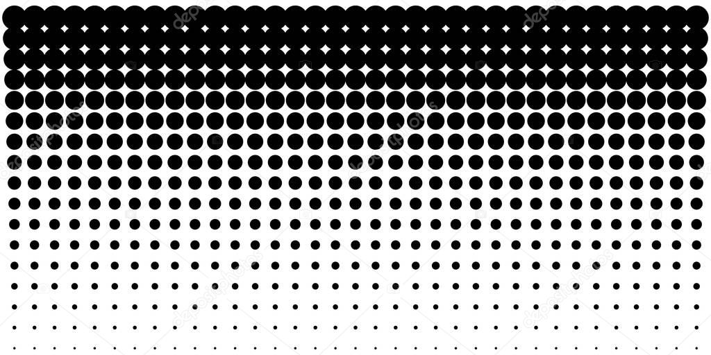 Gradiente vertical medio tono puntos fondo, plantilla horizontal ... Gradiente vertical medio tono puntos fondo, plantilla horizontal ...