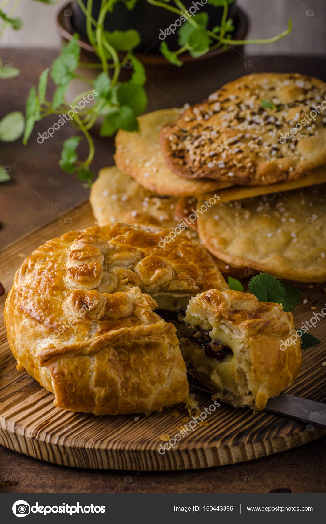 Puff pastry stuffed by camembert Stock Photo by ©Peteer 150443396