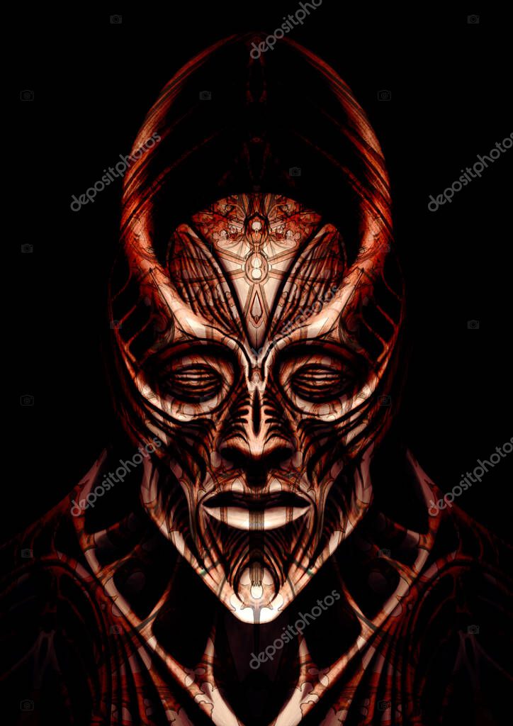 Personaje horror, extranjero, demonio o diablo, Señor Oscuro o ...