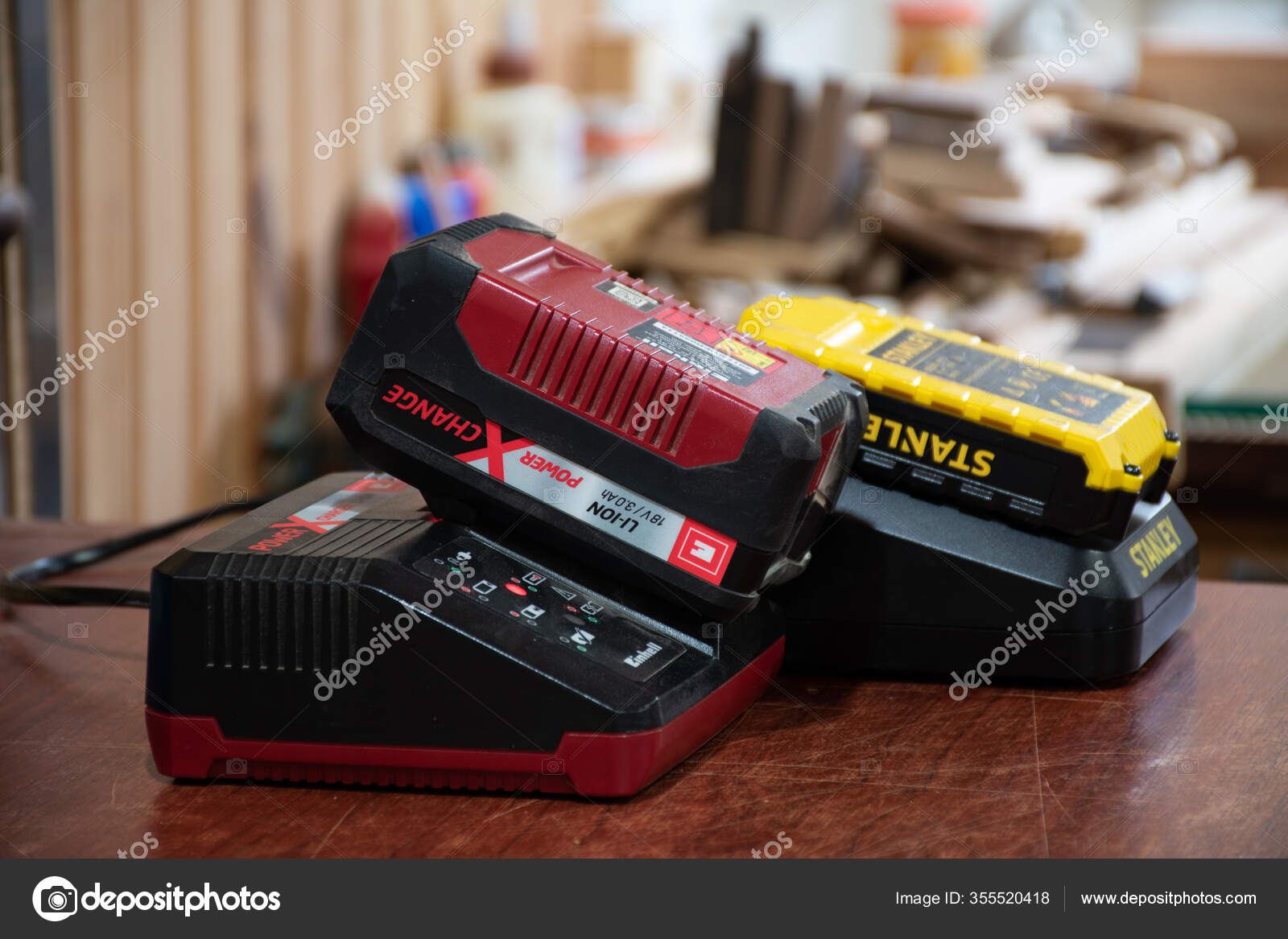 Lithium Ion Batteries Charge Hand Tools – Stock Editorial Photo ...