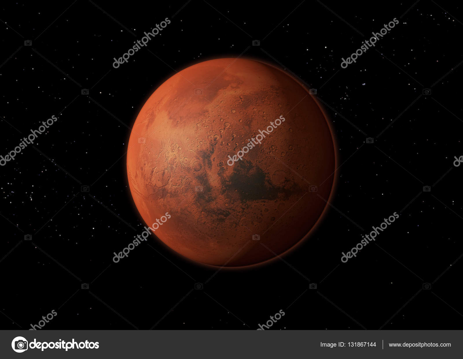 Mars. 3D rendering Stock Photo by ©ArtemP1 131867144