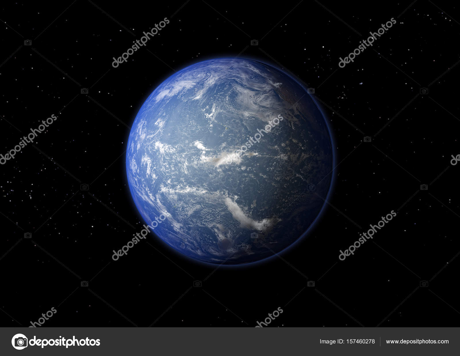 Planet Earth. 3D rendering. Stock Photo by ©ArtemP1 157460278