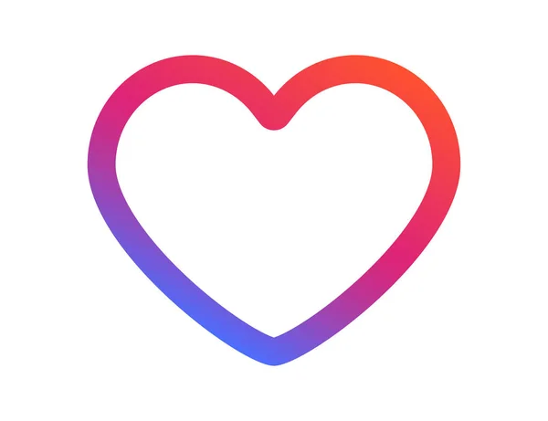 Instagram Heart Icon Vector