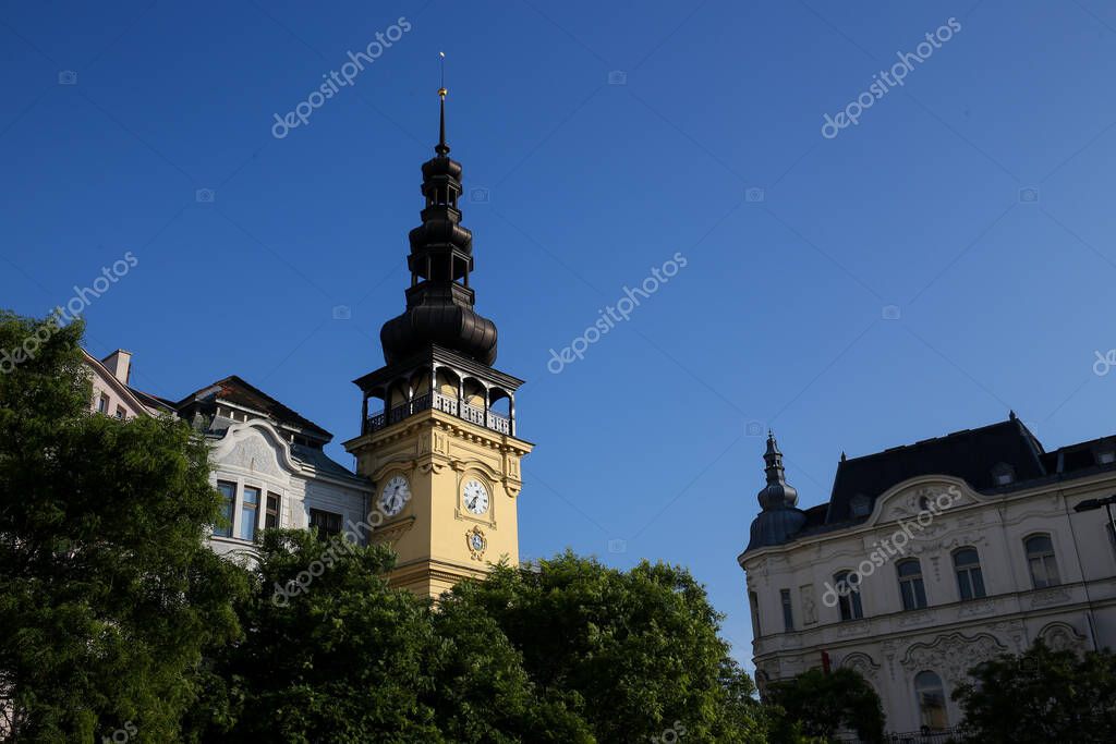 Ostrava, República Checa - 06 de junio de 2019: Columna mariana ...