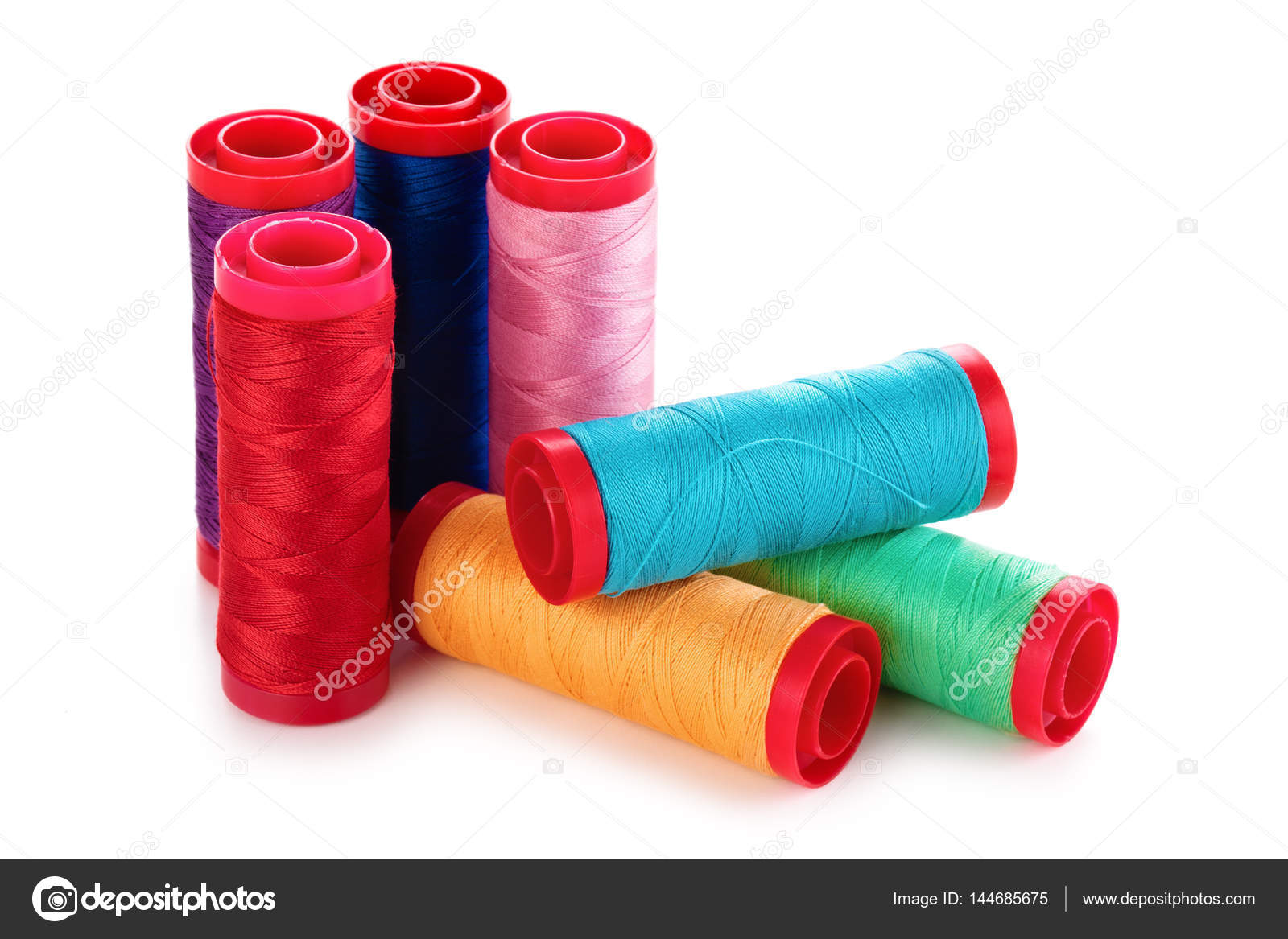 Set of colorful spools. Stock Photo by ©Vitaina 144685675