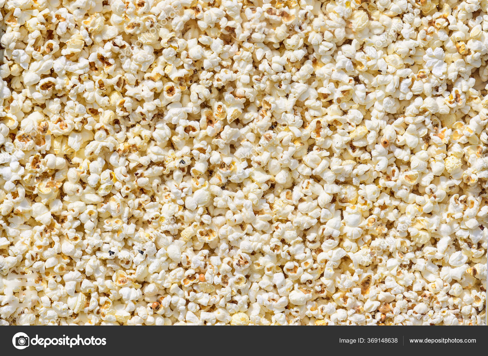 Large Group Fresh Cooked Popcorn Displayed Sale Street Food Market ...
