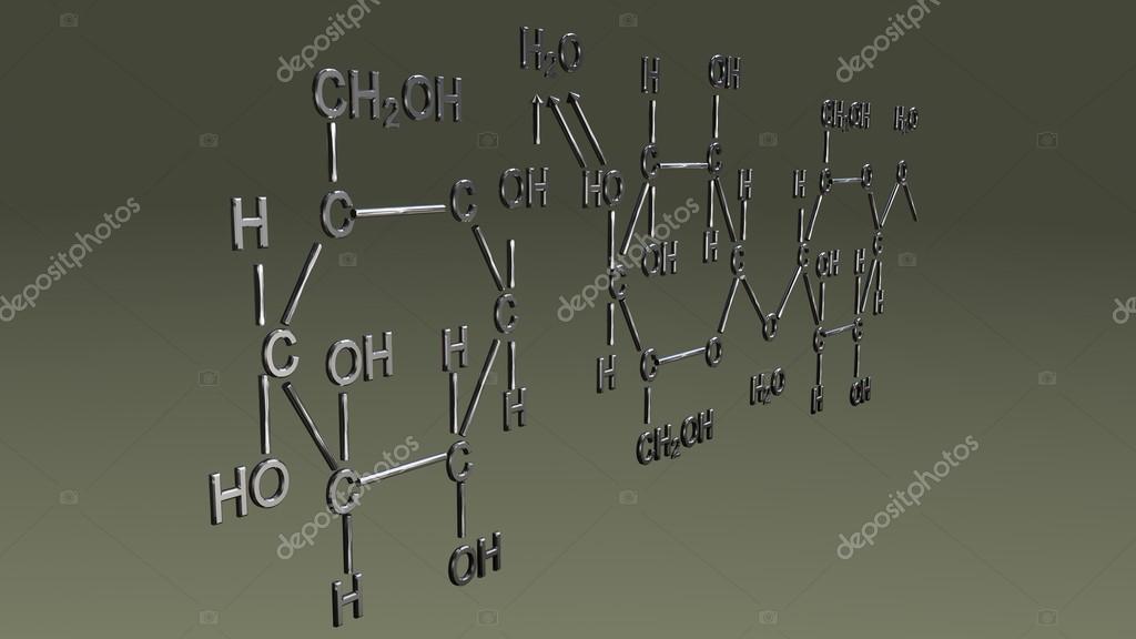 Cellulose molecular structure formula Stock Photo by ©sciencepics 124933032