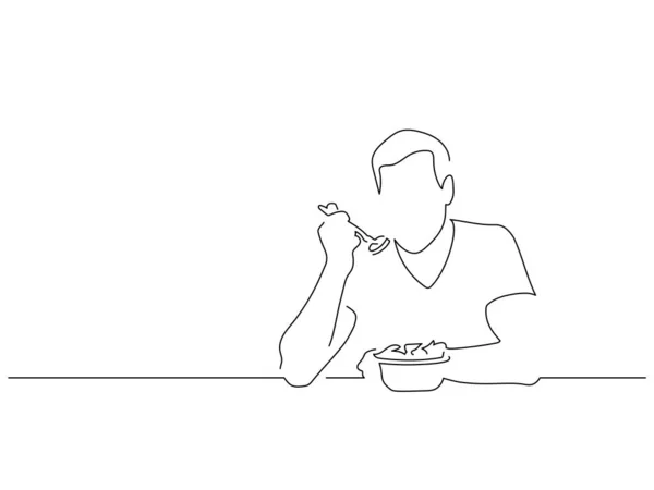 5,616,778 Man eating breakfast drawing Vector Images | Depositphotos