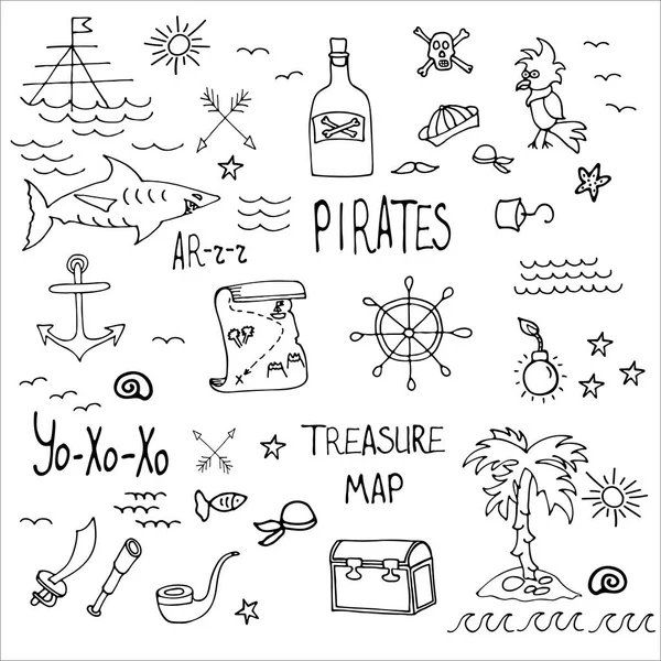 Treasure Map Symbols Clip Art