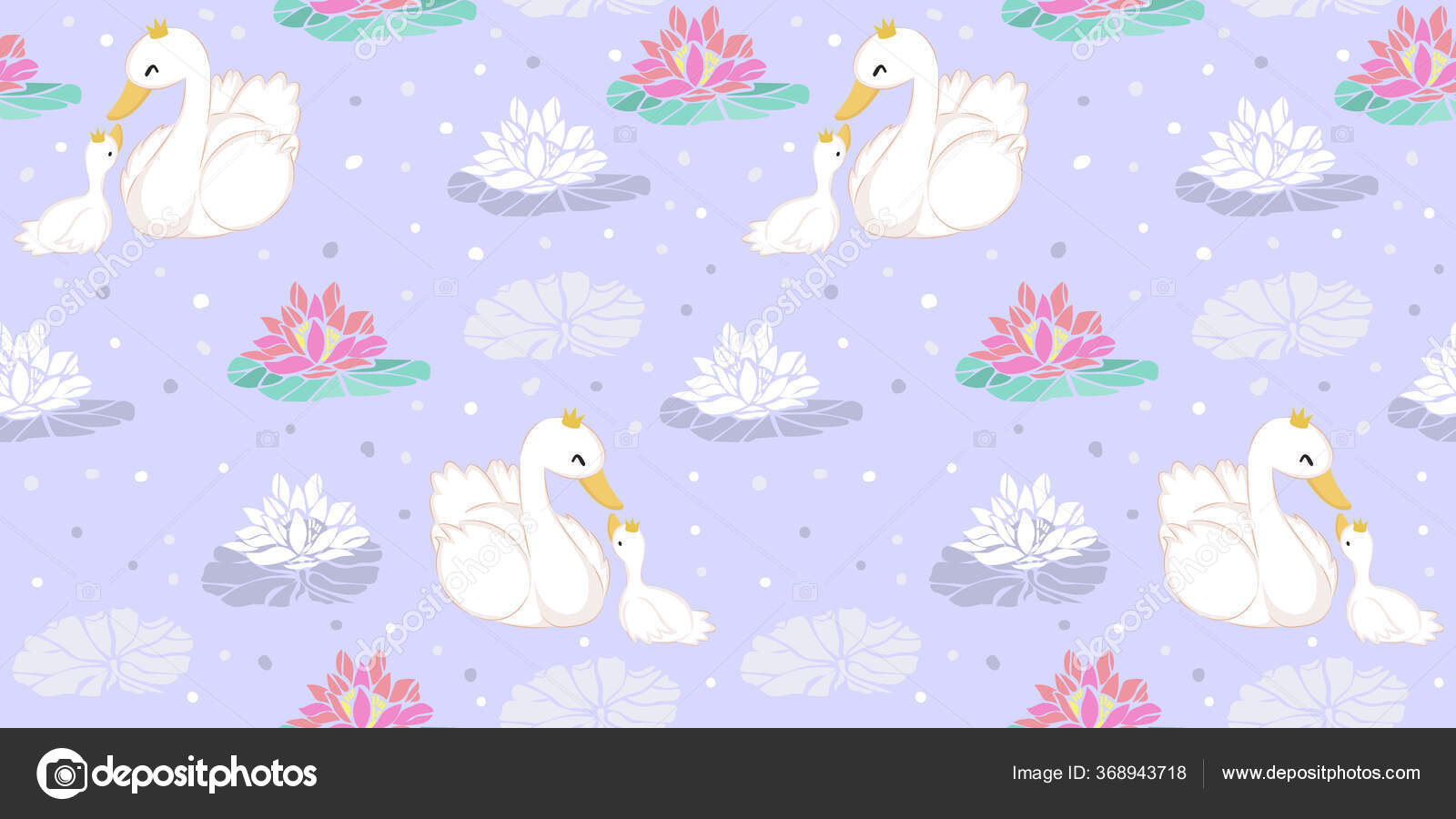 Cartoon Animals Repeat Pattern Nursery Art Background Children's Fabric ...