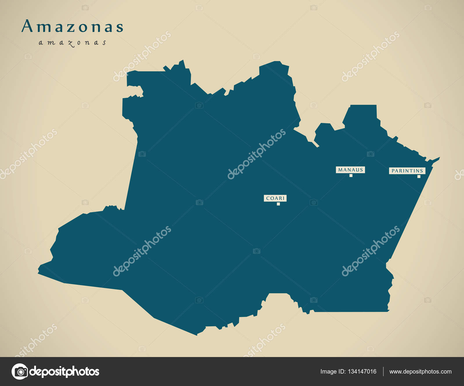 Imágenes: del rio amazonas en el mapa | Mapa moderno - Amazonas Br ...