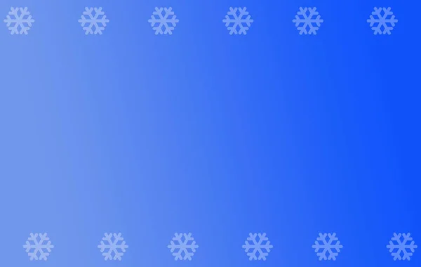 Snow Flakes On Gradient Blue Background With Space For Text. - Stock ...