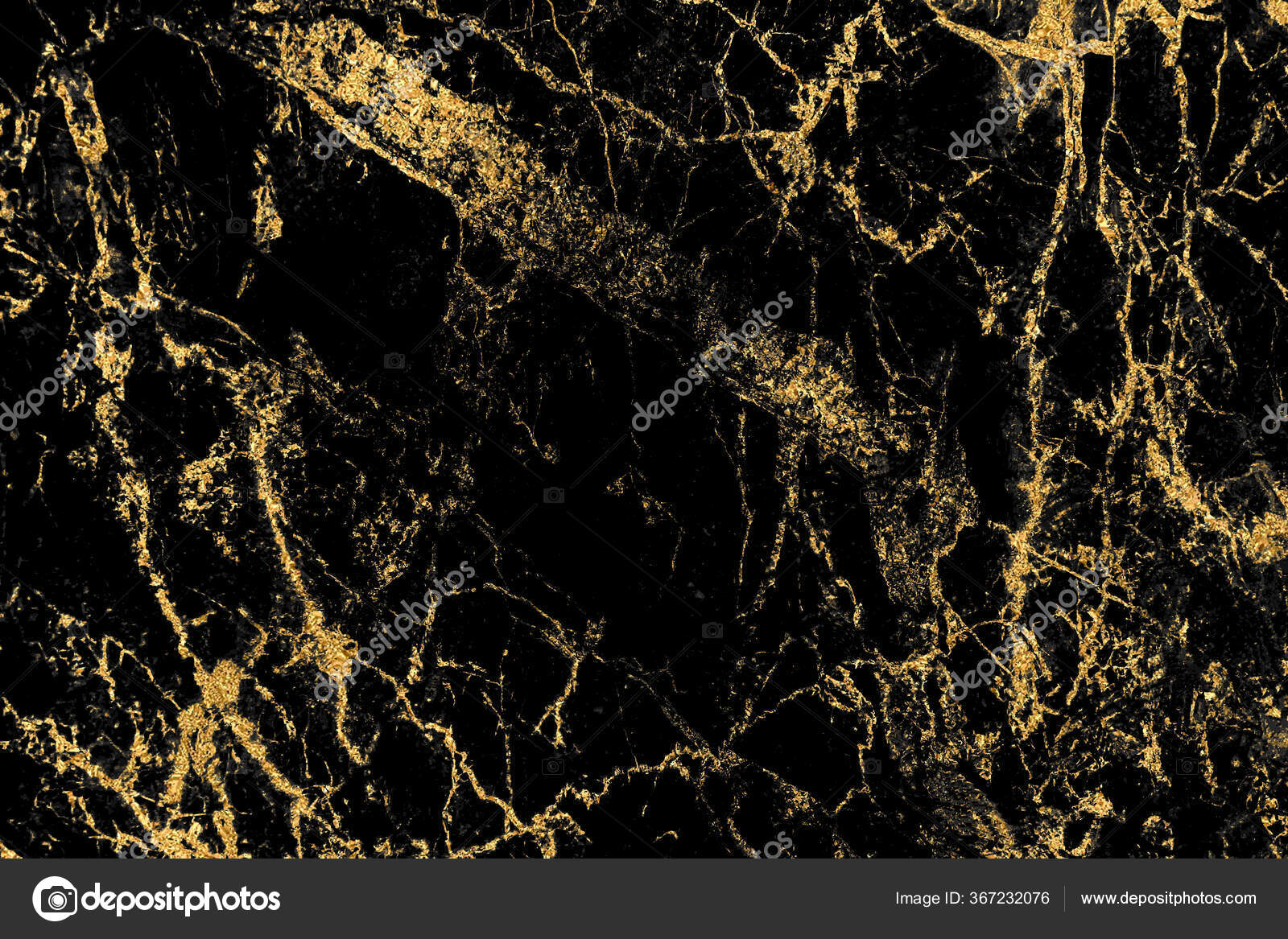 Black And Gold Marble Texture