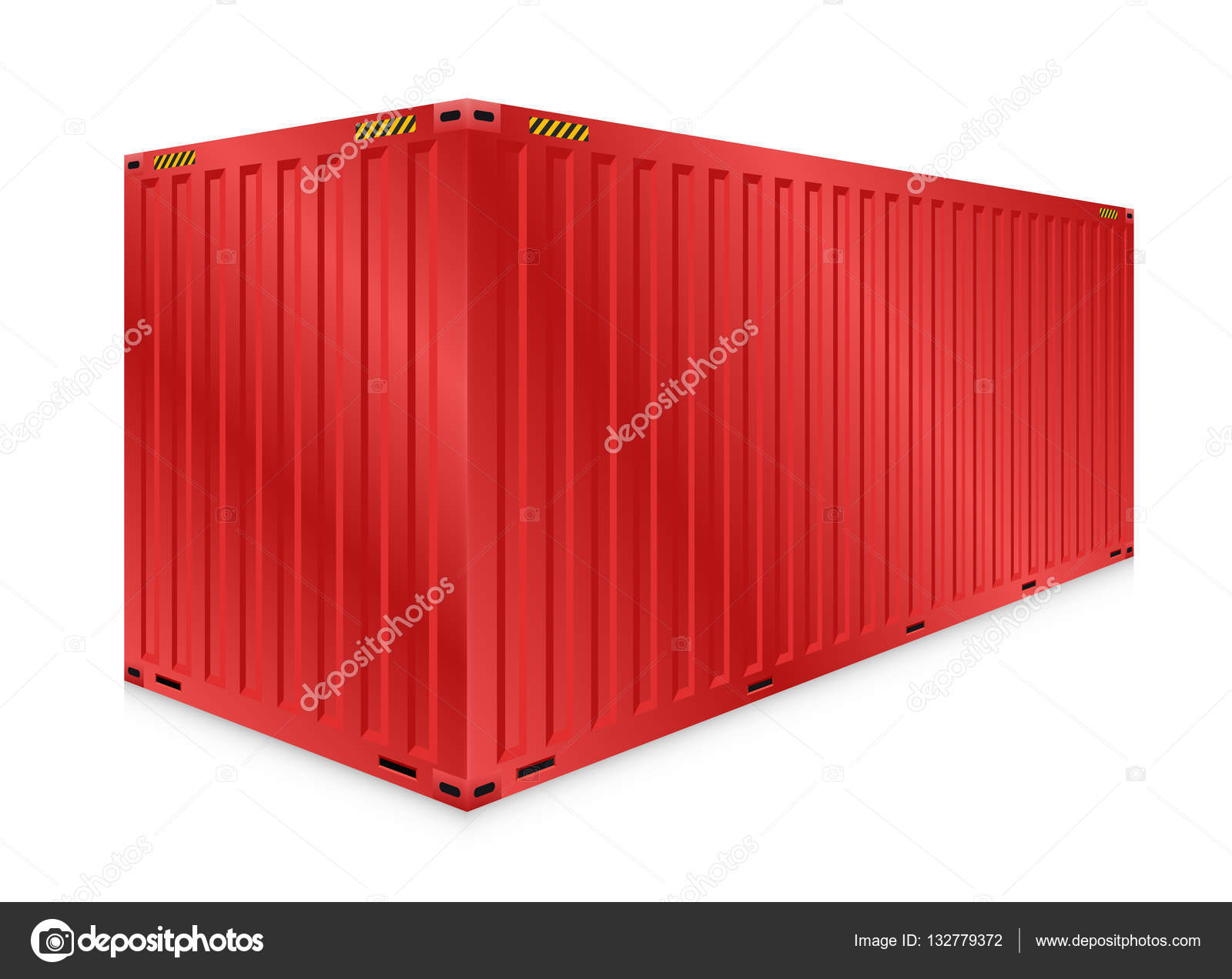 Cargo container vector Stock Vector Image by ©roncivil #132779372