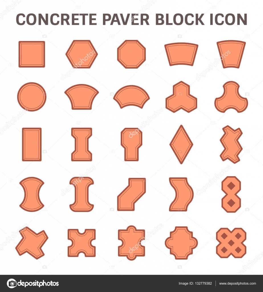 Paver block icon Stock Vector Image by ©roncivil #132779382