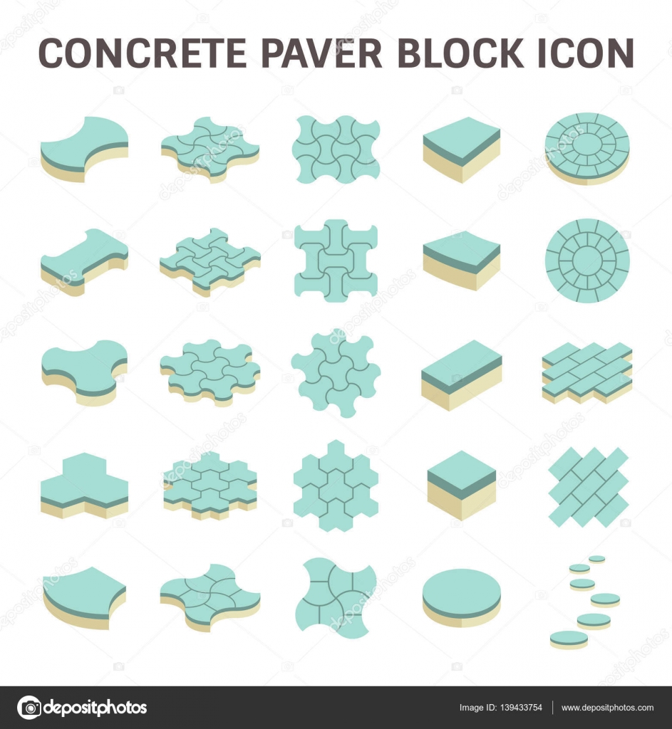 Paver Block Floor Stock Vector by ©roncivil 139433754