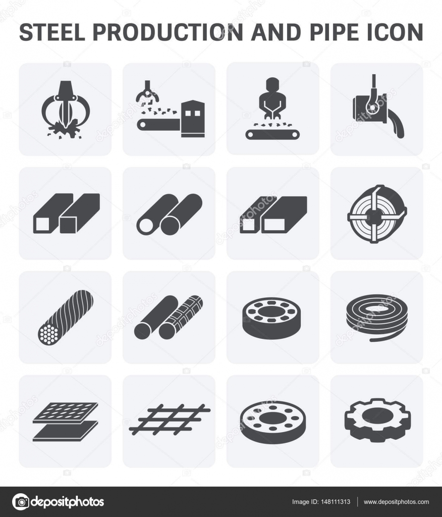 Icono de metal Stel Vector de stock #148111313 de ©roncivil