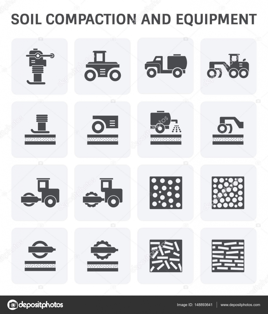 Soil Compaction Icon Stock Vector Image by ©roncivil #148893641