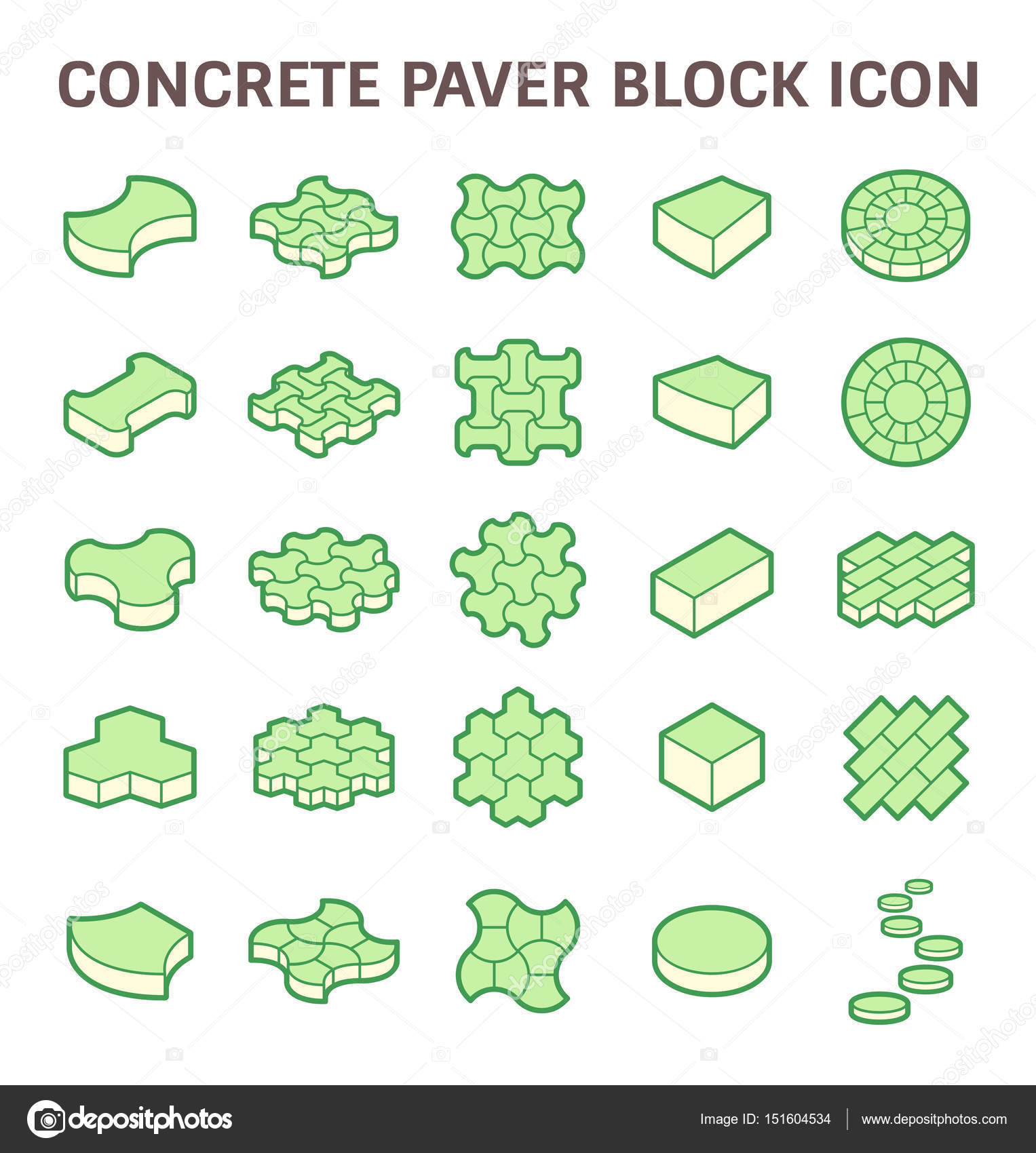 Paver block icon Stock Vector Image by ©roncivil #151604534