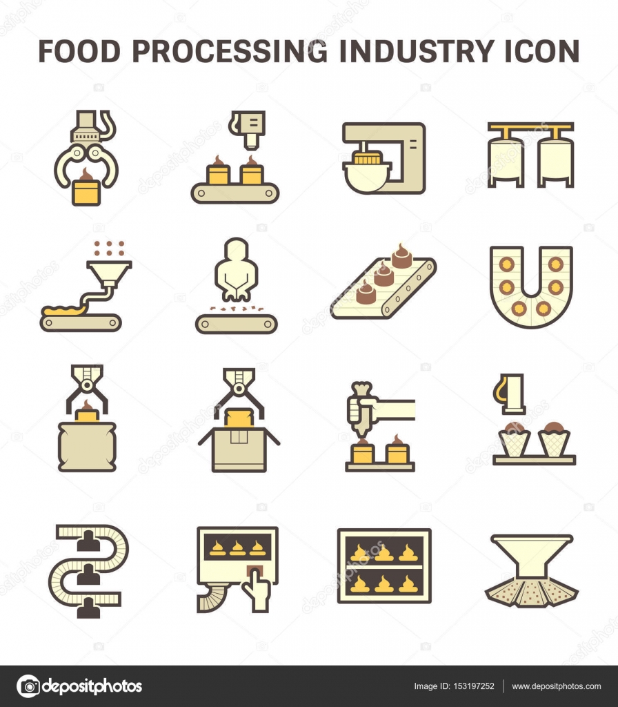Food processing icon — Stock Vector © roncivil #153197252