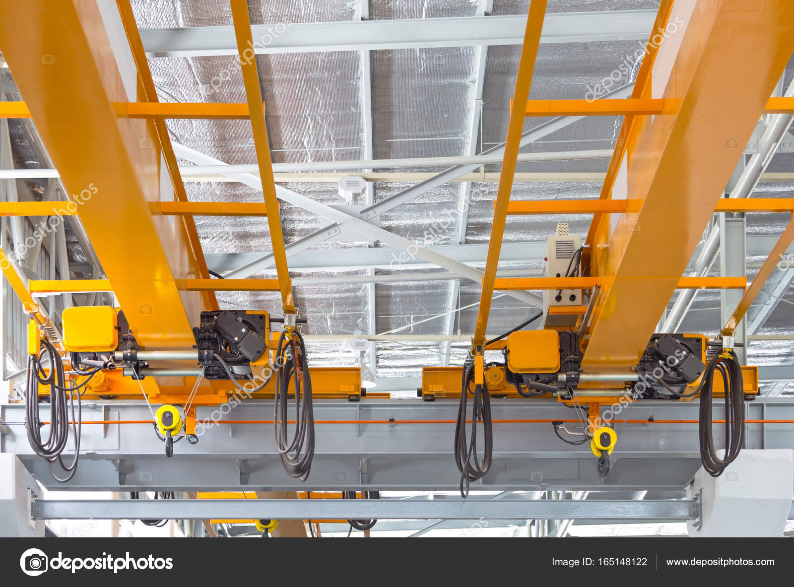 Overhead Crane Factory Stock Photo by ©roncivil 165148122