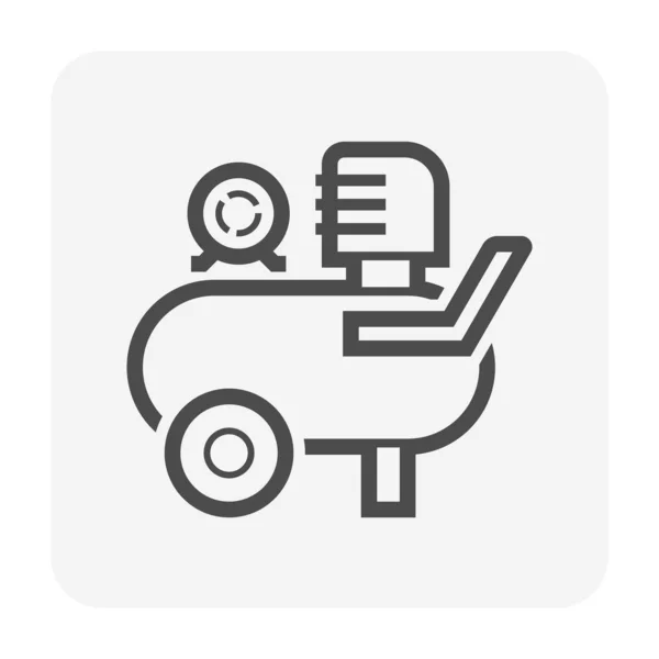 Air Compressor Tank Icon Design 64X64 Perfect Pixel Editable Stroke ...