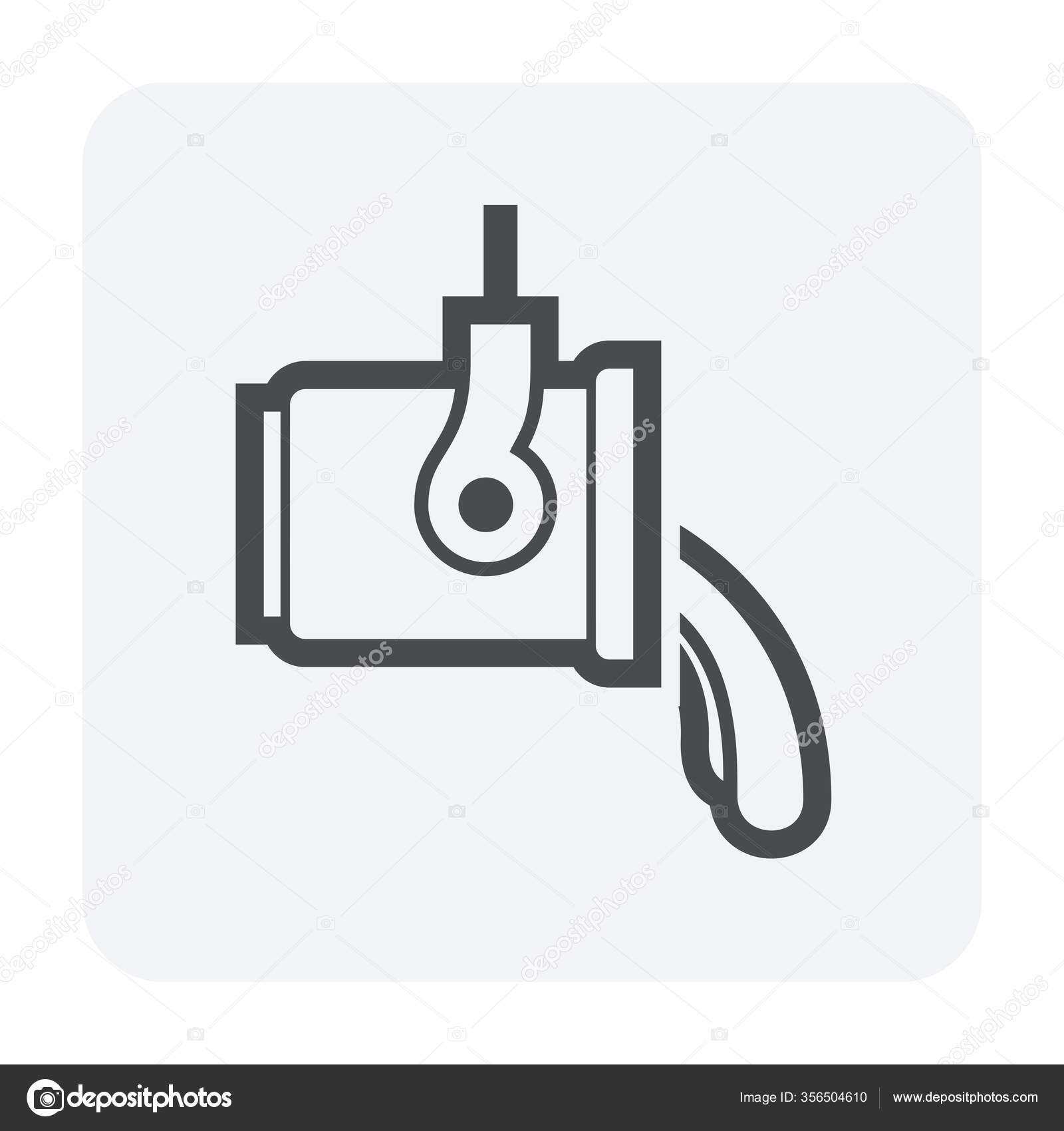 Steel Metal Casting Vector Icon Design White Background Stock Vector by ...