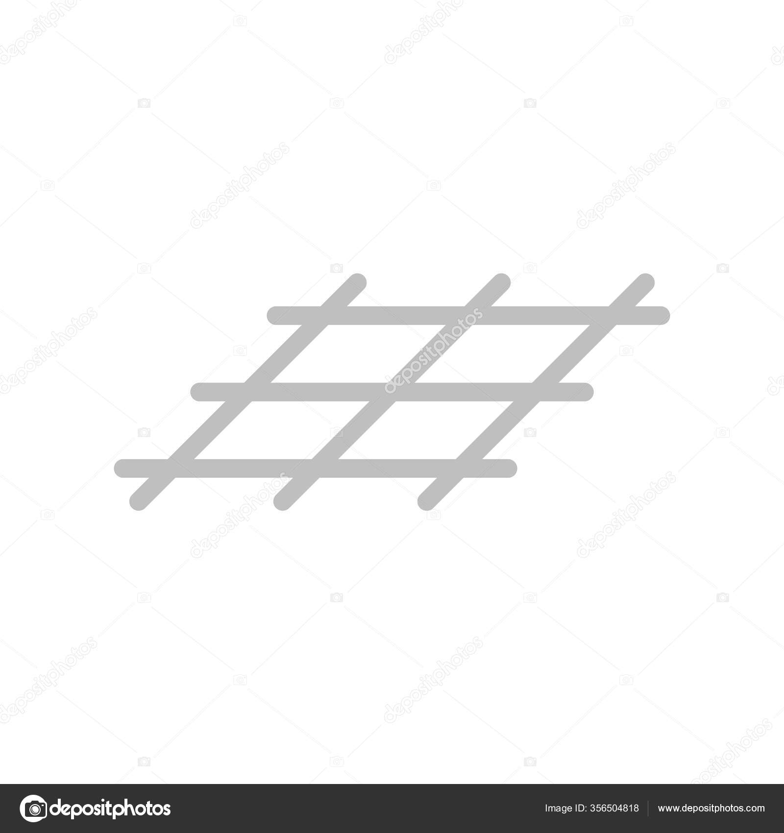 Steel Rebar Vector Icon Design White Background Stock Vector by ...
