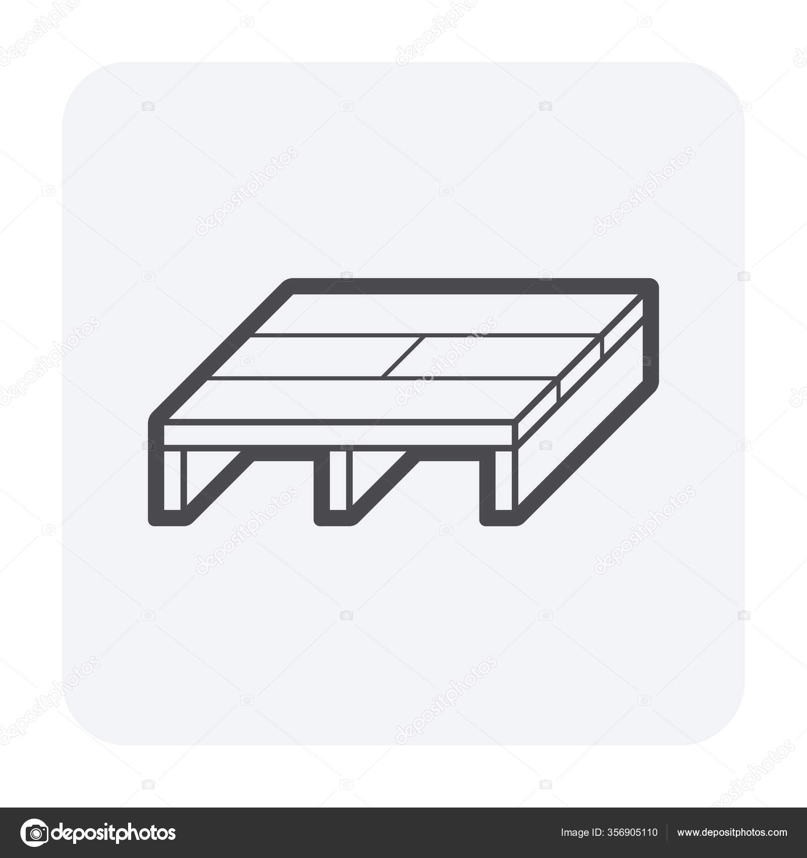 Wood Floor Icon Black Color Stock Vector Image by ©roncivil #356905110