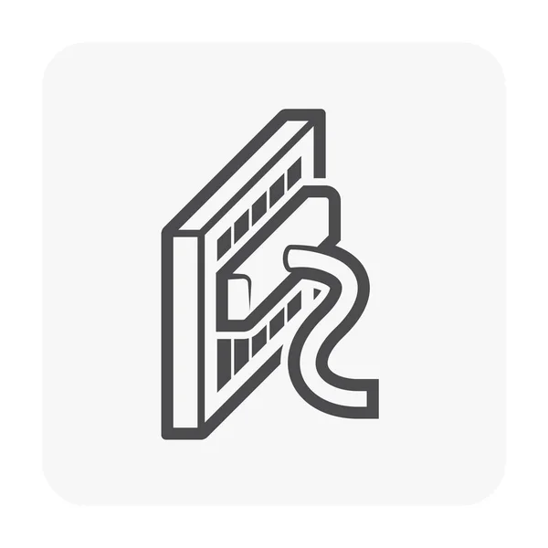 Air Conditioner Filter Cleaning Icon Black Color Stock Vector by ...