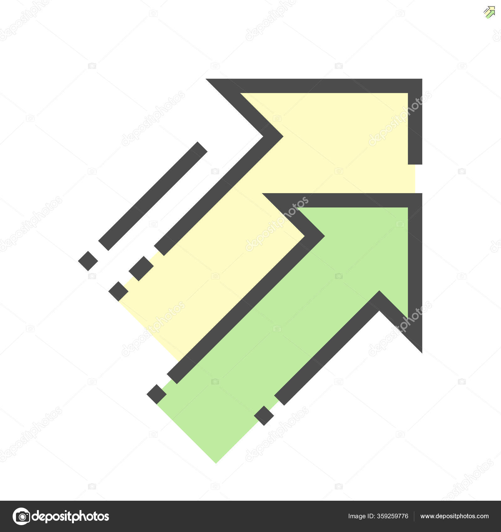 Aumentar Ícone Vetor Seta 48X48 Pixel Perfeito Curso Editável Vetor de ...