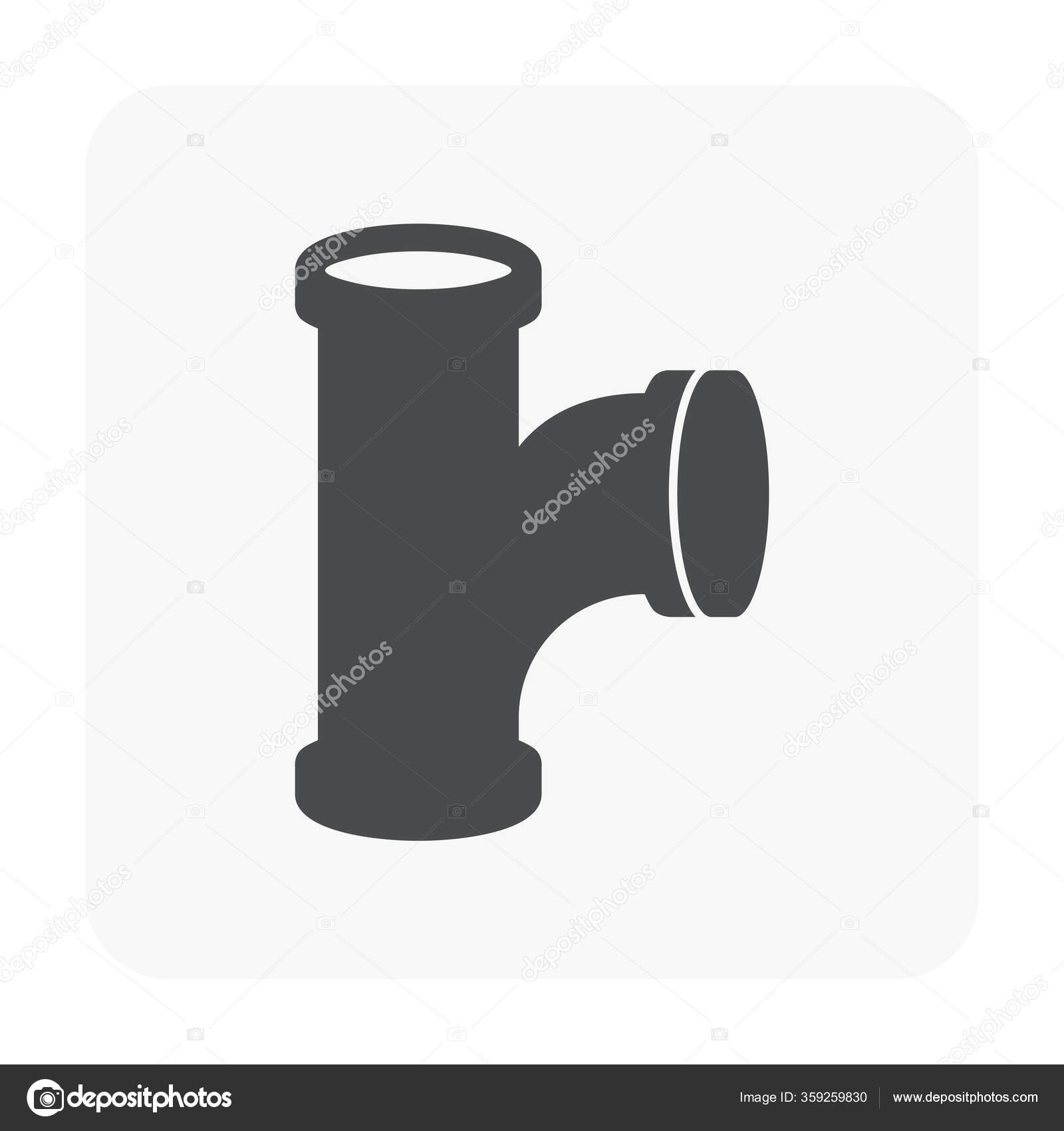 Çelik Boru Bağlayıcı Icon Set ©roncivil 359259830'e ait Stok Vektör