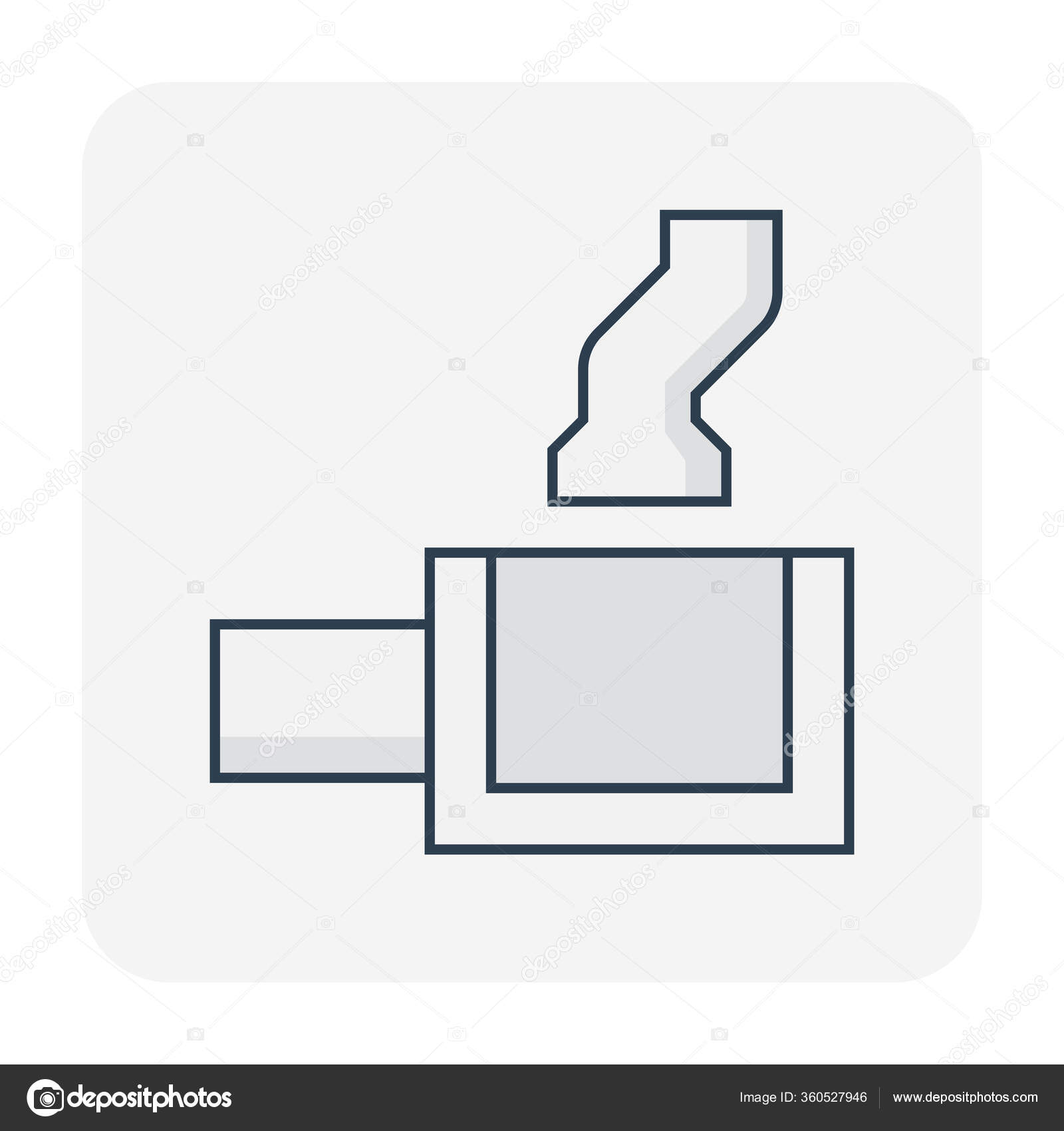 Manhole Sump Pit Icon Drainage System Editable Stroke Stock Vector ...