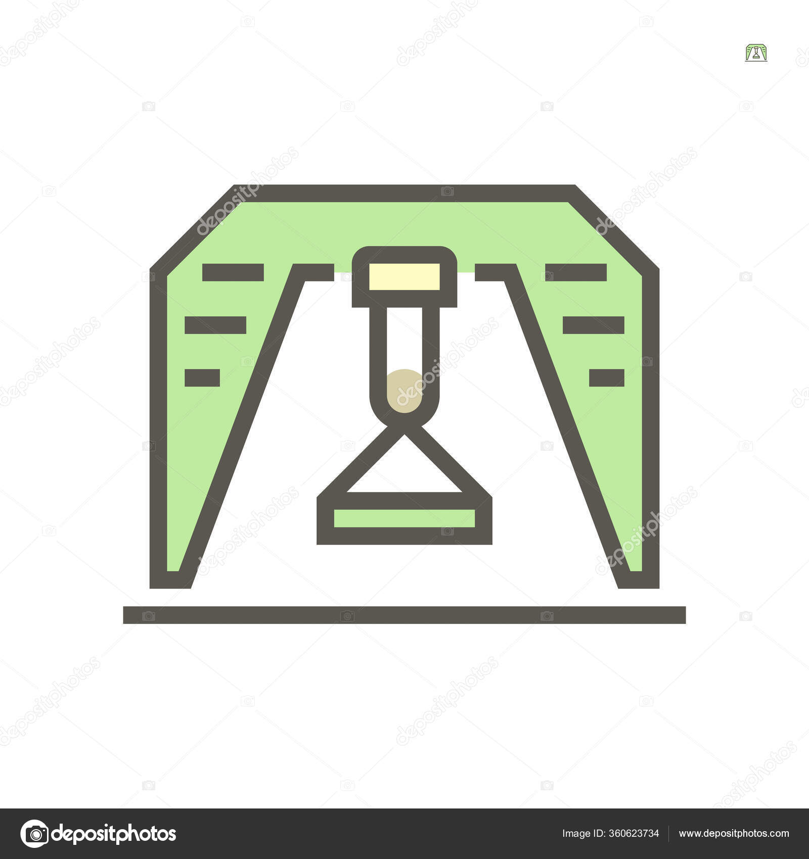 Gantry Crane Icon 64X64 Perfect Pixel Editable Stroke Stock Vector by ...