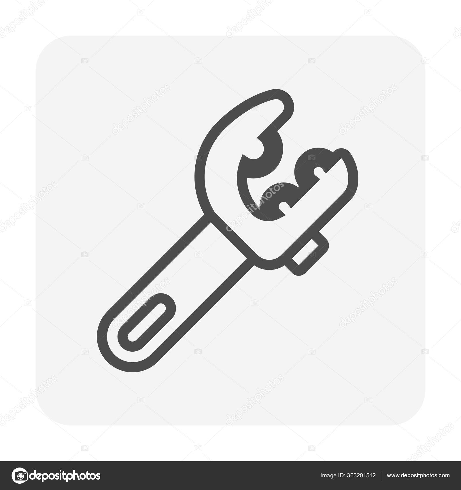 Copper Pipe Cutting Tool Icon Design Editable Stroke Stock Vector Image ...