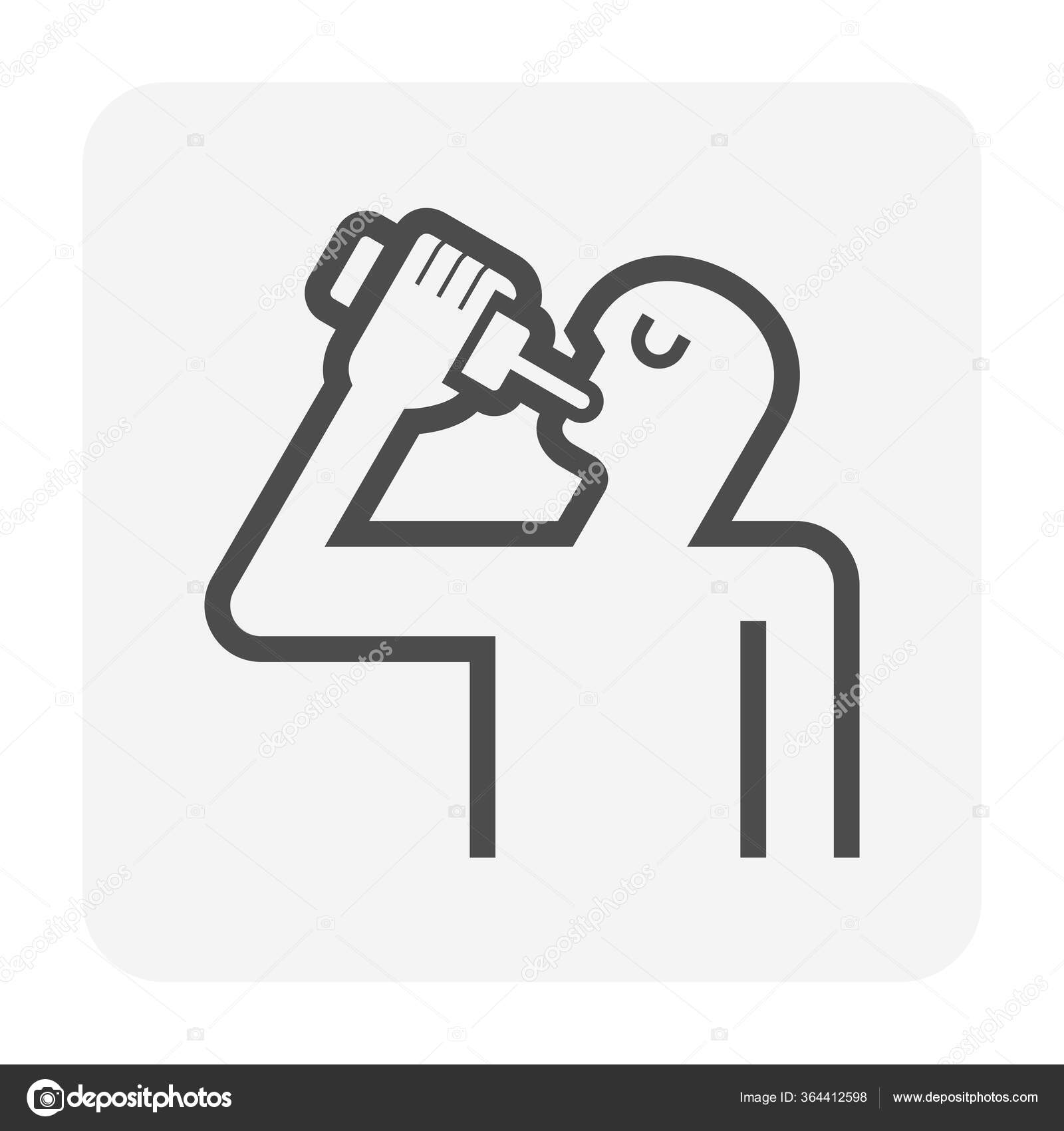 Clean Drinking Water Icon Design Water Drinking Purification Concept ...