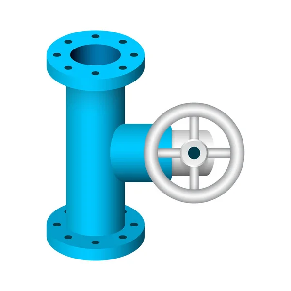 Steel Pipe Connector Valve Icon Set Stock Illustration by ©roncivil ...