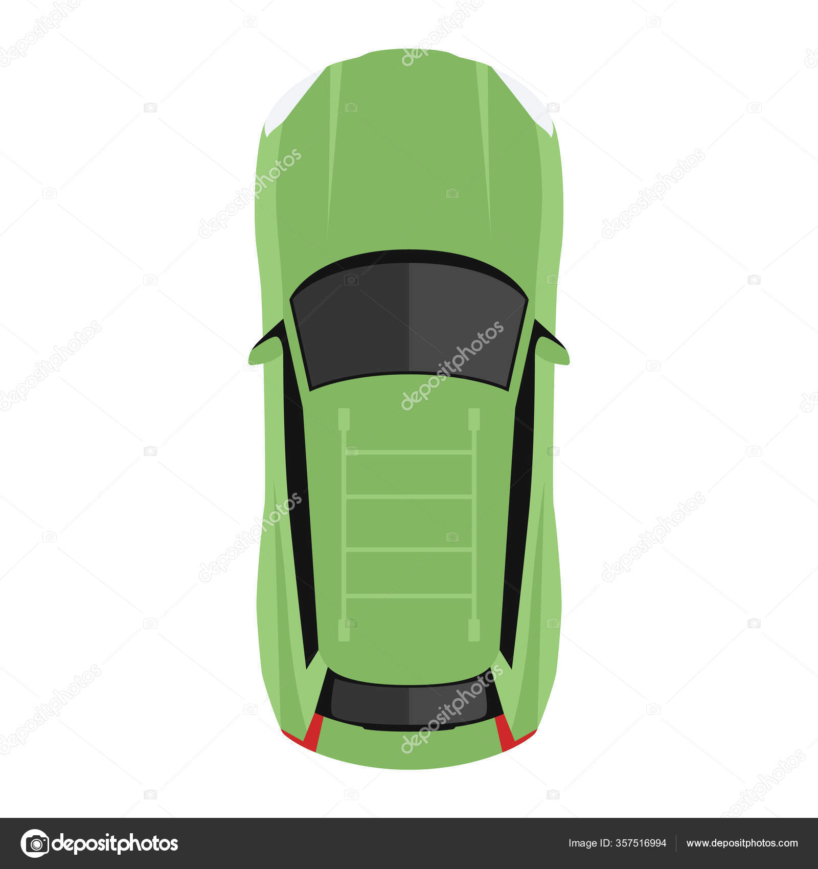 Bil Ovenfra Vektor T Shirt Med Foto (24 Timer)