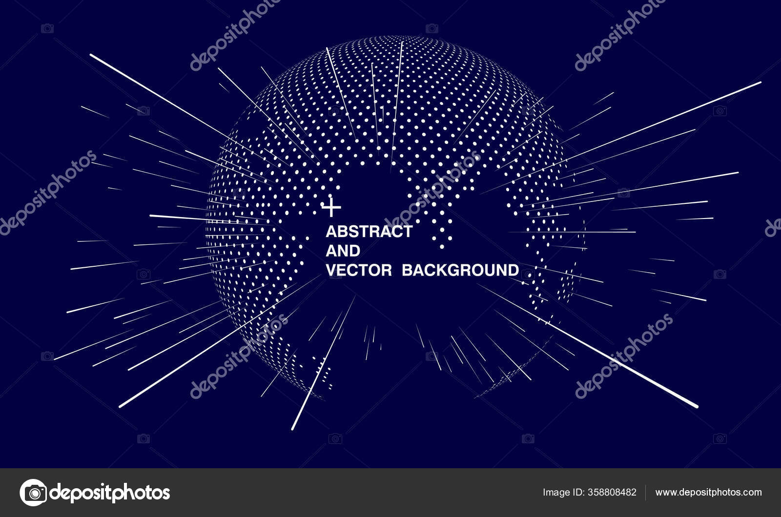 Abstract World Map Concept Artificial Intelligence Internet Big Data ...