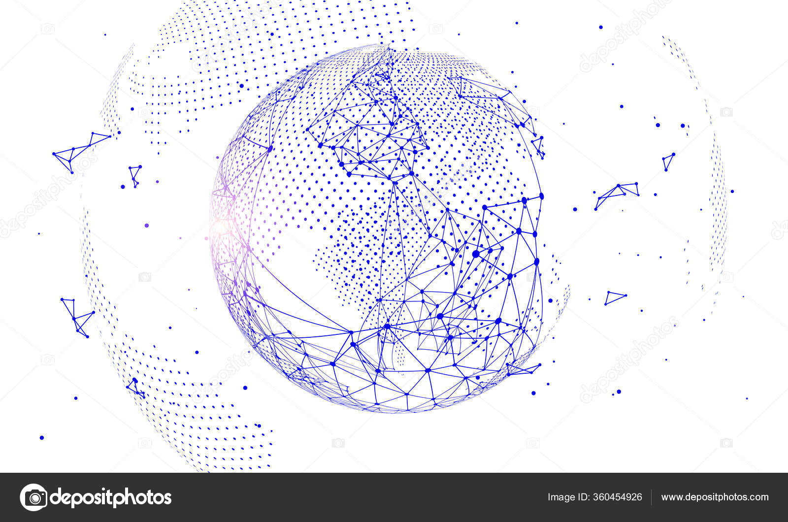 Virtual Reality Science Technology Background Artificial Intelligence ...