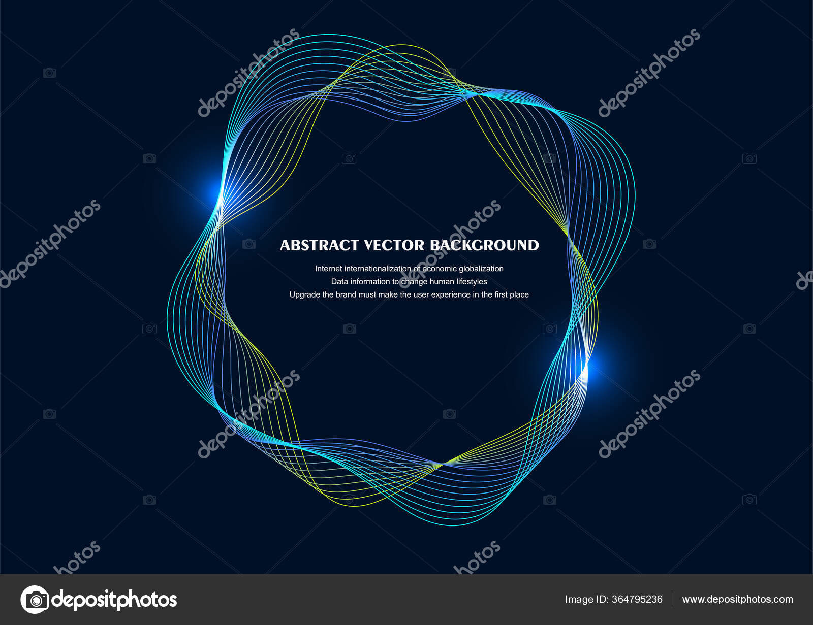 Gradient Lines Vector Background Illustration Stock Vector by ...