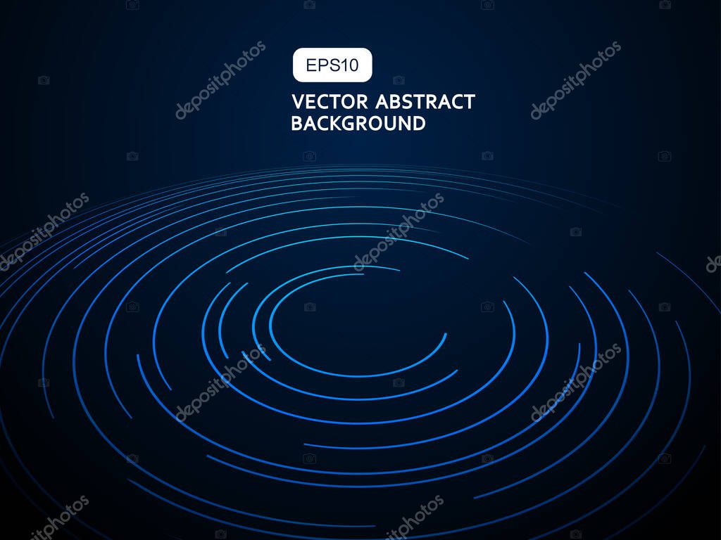 L neas espirales, huellas de estrellas en fondo negro, concepto ...