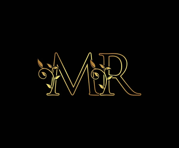 Luxury Gold Letter Floral Logo Design Stock Vector Image by ©bintank ...